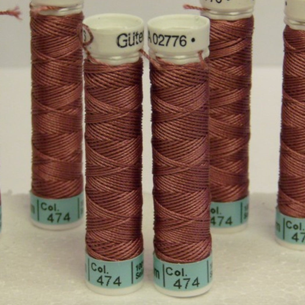Pomegranate #474 - Gutermann Buttonhole Silk Twist / 10m spool – Buttonmania