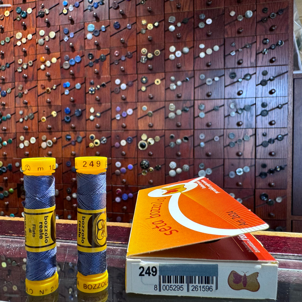 Airforce Blue #249 - Seta Bozzolo Buttonhole Silk Twist / 10m spool ...