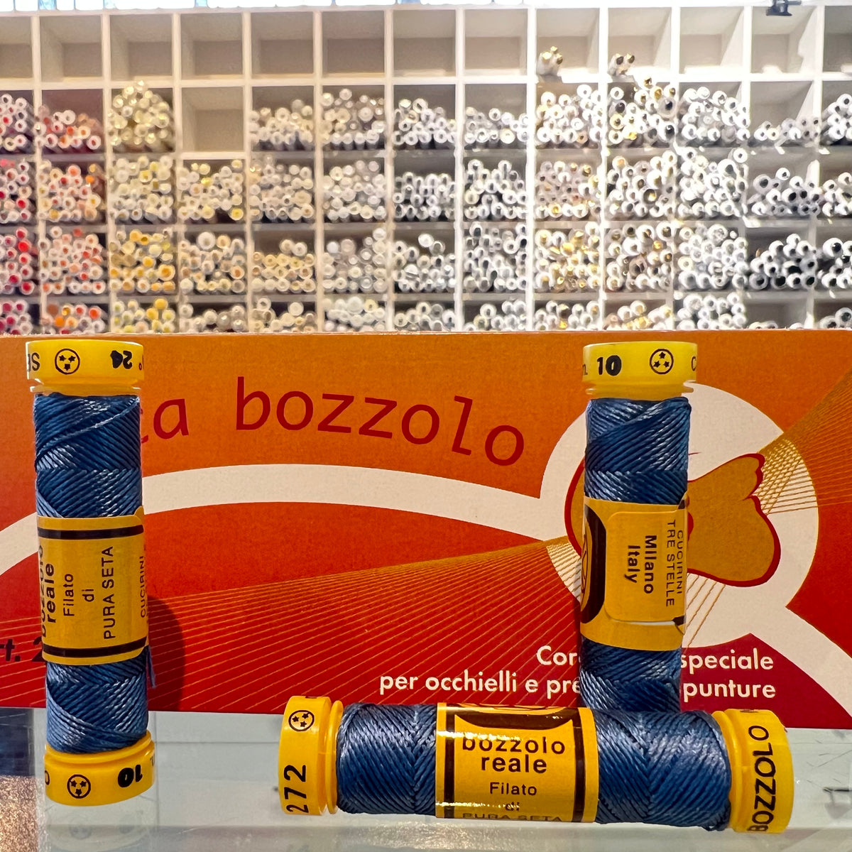 Cactus Blue #272 - Seta Bozzolo Buttonhole Silk Twist / 10m spool ...