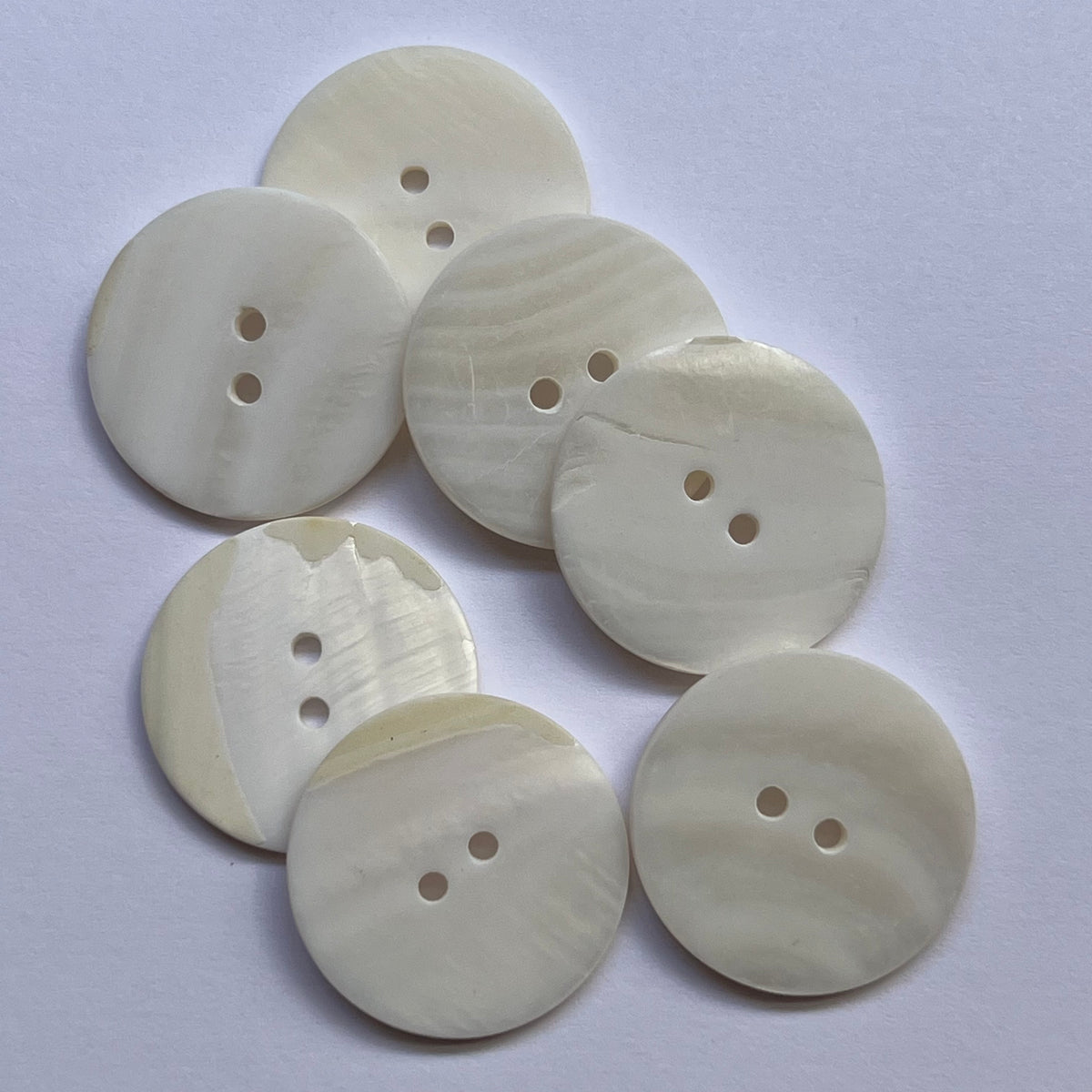 White River Shell / 2 Hole / 25mm – Buttonmania