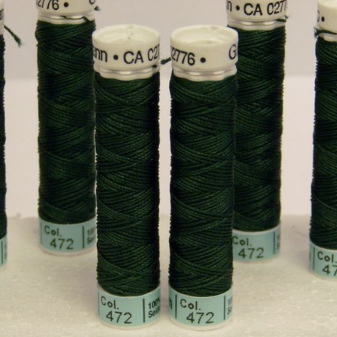 Dark Myrtle #472 - Gutermann Buttonhole Silk Twist / 10m spool ...