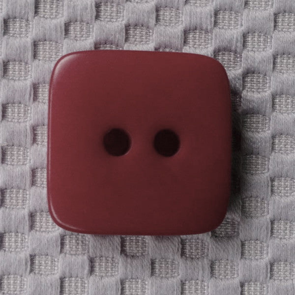 Button Red / Square / Matte – Buttonmania