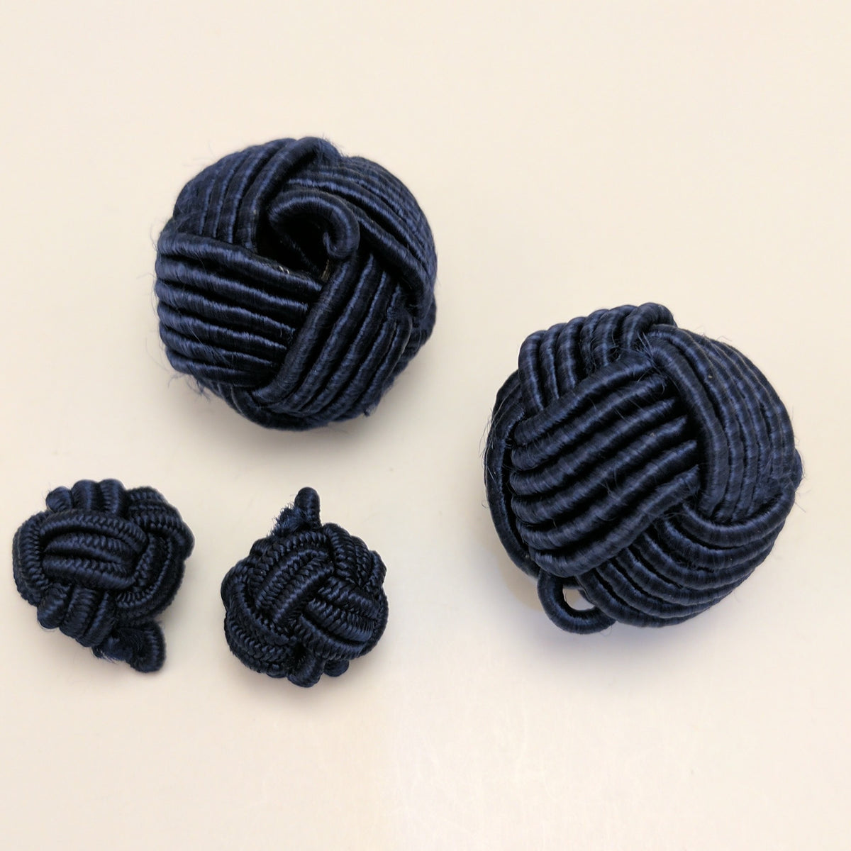Navy / Cord Round Ball / Chinese Knot Buttons – Buttonmania