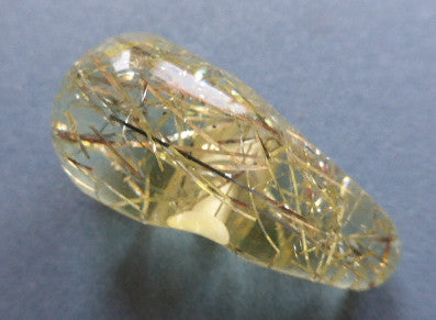 Button White (Clear) / Silver Strands in Teardrop / Shiny – Buttonmania