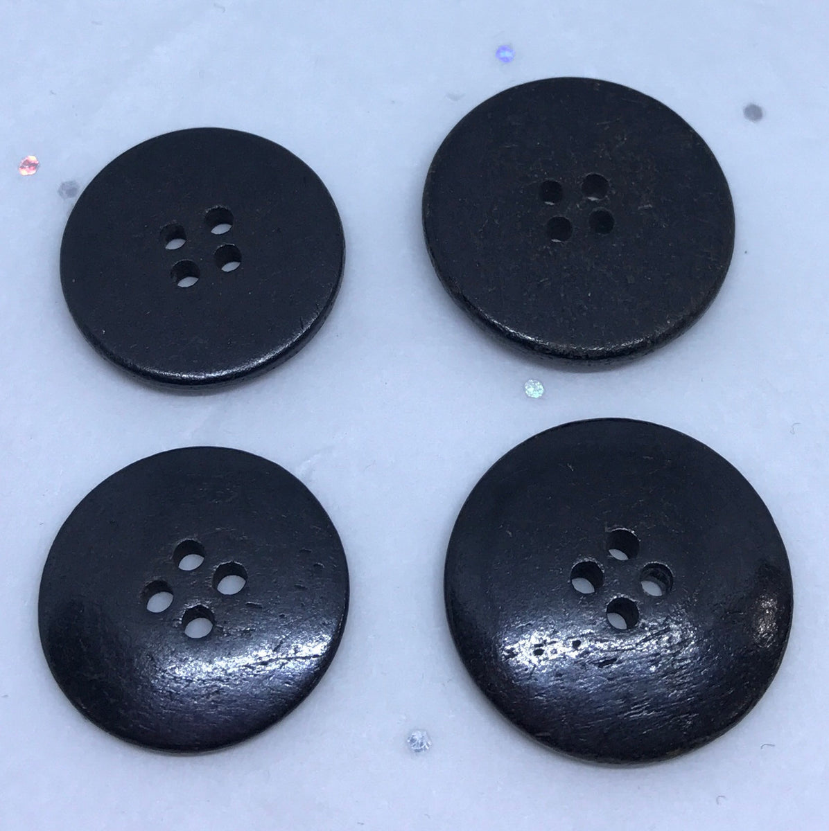 Button Black / Rimmed / Matte – Buttonmania